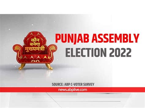 Abp News Cvoter Survey Punjab Assembly Election 2022 Vote Share Seat