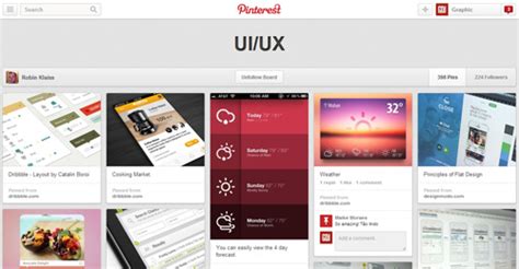 Best UI UX Pinterest Boards You Must Follow Graphic Design Junction