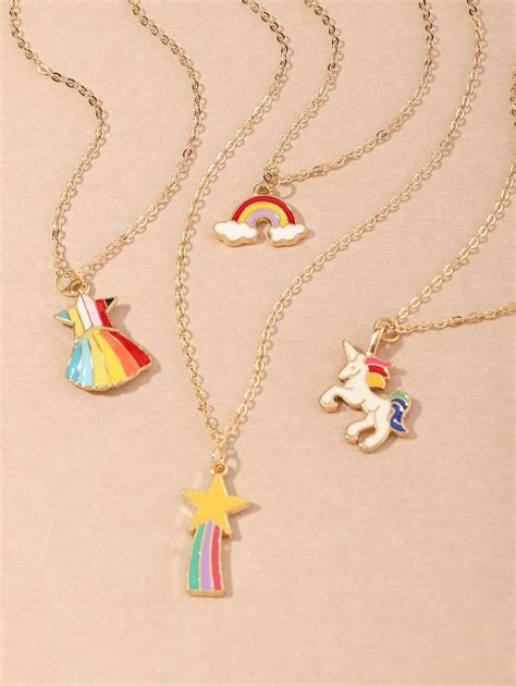 مدل گردنبند بچه گانه؛ کلی مدل رنگی و زیبا مخصوص خانم کوچولوها