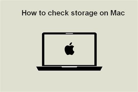 How To Check Storage On Mac 5 Ways Available MiniTool