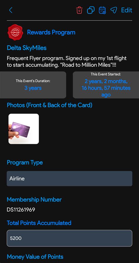 Rewards Program Timestampr
