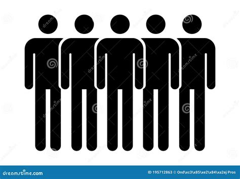 Grouping People Collection Flat Icon Isolated On White Background
