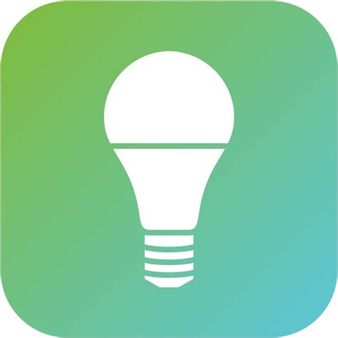 Premium Vector Led Lamp Icon Style