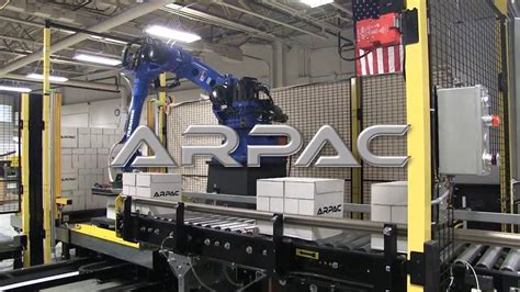 Arbot Lt Robotic Palletizig Cell Youtube