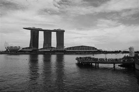 Modern Buildings Of Singapore Skyline Landscape In Business District