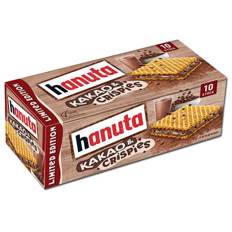 Вафельные печенья Ферерро Ханута Какао Криспи / Ferrero Hanuta Kakao ...