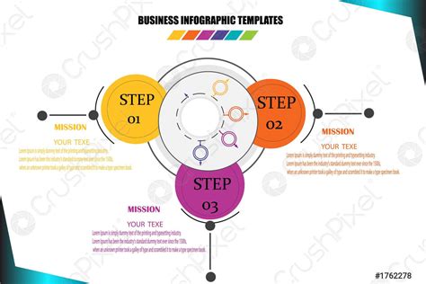 Abstract Infographics Number Options Template Stock Vector 1762278 Crushpixel