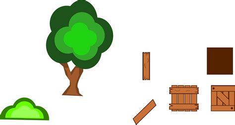 Tree Grass And Wood Liberated Pixel Cup