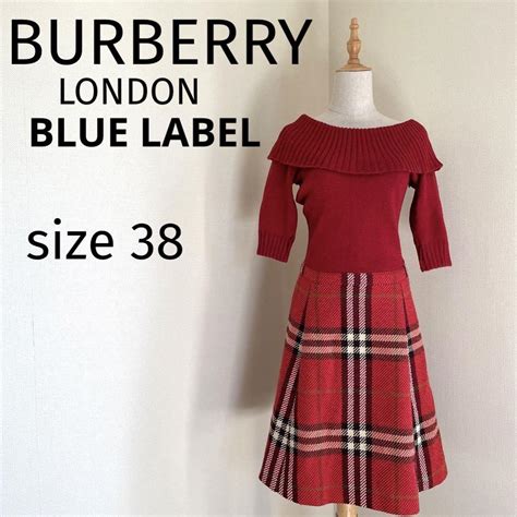 ていました Burberry Blue Label Burberry Blue Labelドッキングワンピース サイズ38の通販 By