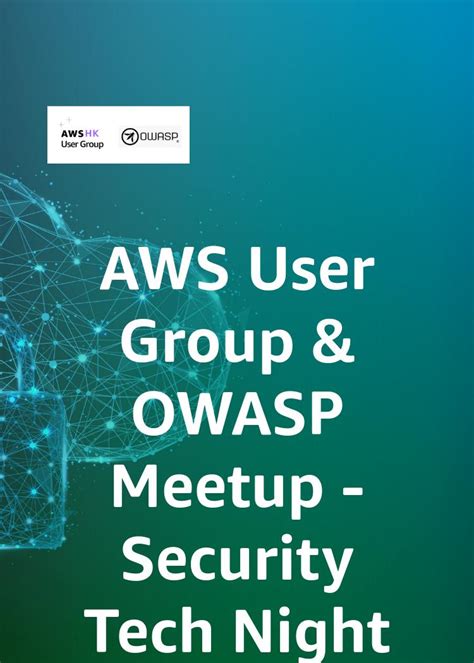 Sharon Lam On Linkedin Aws User Group And Owasp Meetup Security Tech Night