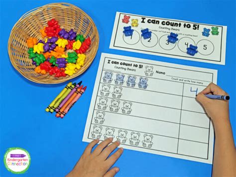 Printable Counting Bear Activities For Pre K And Kindergarten