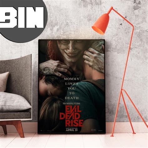 Evil Dead Rise Poster Canvas Binteez