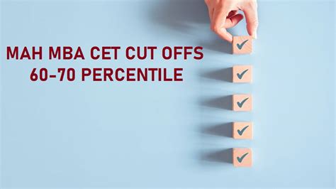 MAH MBA CET CUT Offs Top Colleges Accepting Percentile