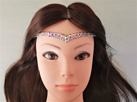 Hair Bun Crown With Ab Rhinestones Online Shop Alina Dance Jewelry