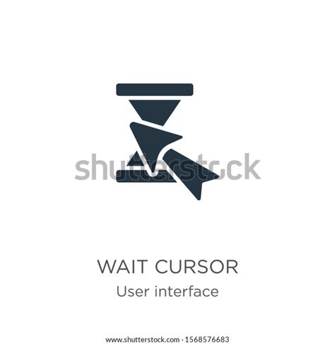 Wait Cursor Icon Vector Trendy Flat Stock Vector Royalty Free 1568576683