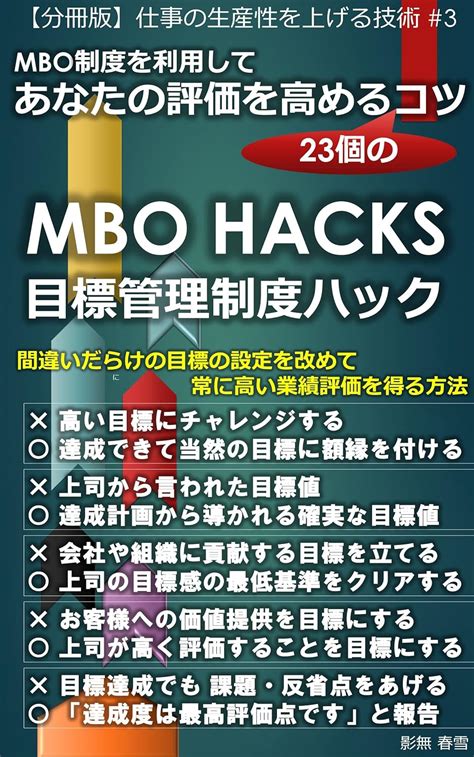 MBO HACKS Mokuhyou Kanri Seido Hakku MBO Seido Wo Riyou Site Anata No Hyouka Wo Takameru Ko
