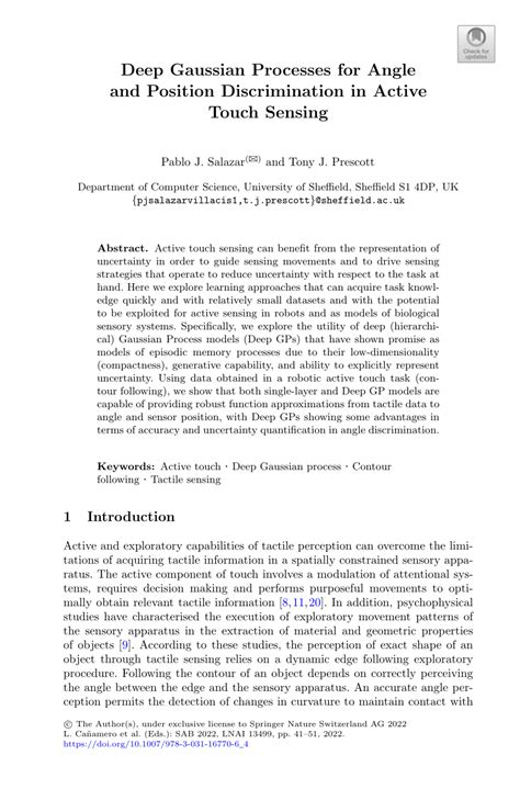 Pdf Deep Gaussian Processes For Angle And Position Discrimination In
