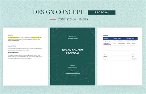 Free Product Proposal Templates Editable And Printable