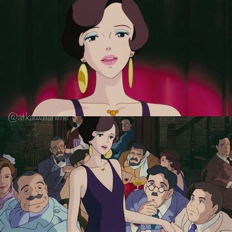 ᴄʜɪʙɪ On Instagram “ジーナ ⠀ 紅の豚 Porcorosso ⠀” Studio Ghibli