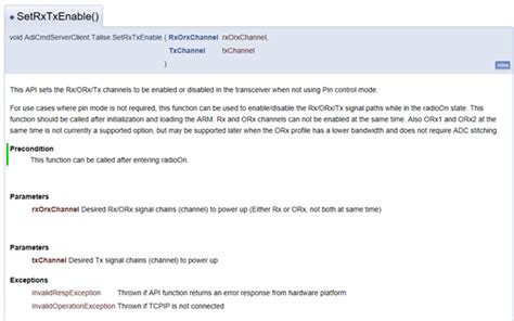 ADRV No Tx Output Seen With TALISE EnableTxNCO Q A TES GUI Software Support