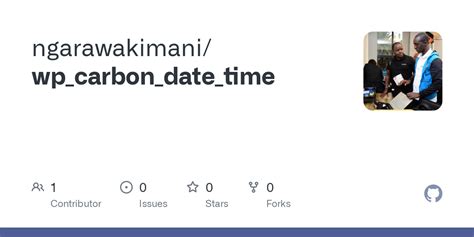 Github Ngarawakimaniwpcarbondatetime
