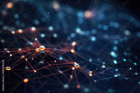 Neural Network With Intricate Connections And Nodes Visualizing The Complexity And Depth Of Ai