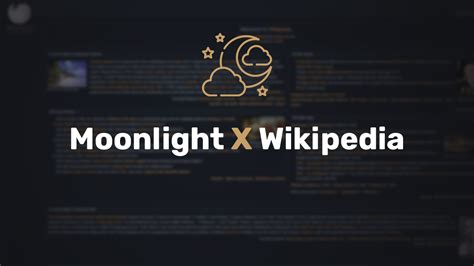 Github Moonlight Theme Wikipedia A Color Theme Inspired By The Camping Vibe For Wikipedia