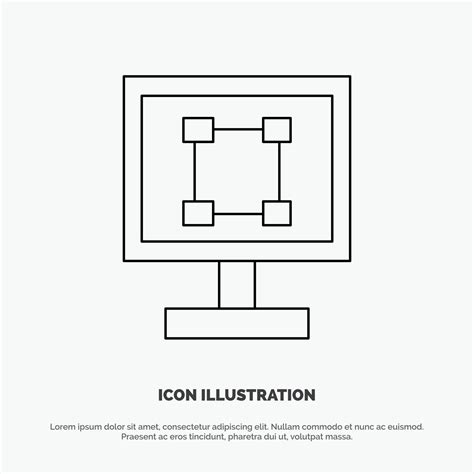 Crop Graphics Design Program Application Line Icon Vector 18030539 Vector Art At Vecteezy