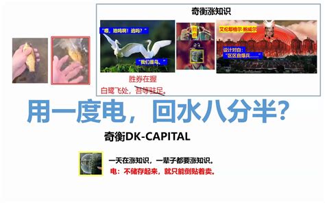 252 用一度电回水八分半 奇衡DK CAPITAL 奇衡DK CAPITAL 哔哩哔哩视频