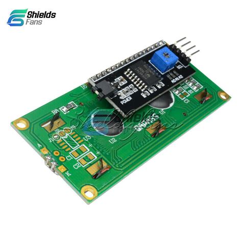 Blue Yellow IIC I2C TWI SP I Interface1602 2004 India Ubuy
