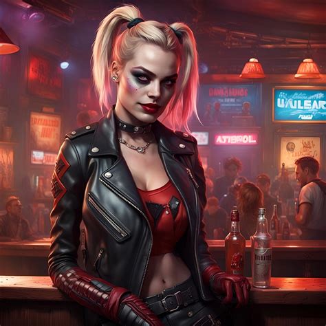 Download Ai Generated Harley Quinn Fantasy Royalty Free Stock