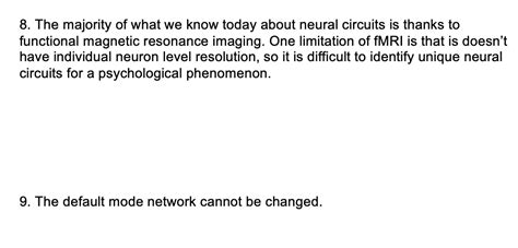 Solved The Majority Of What We Know Today About Neural Chegg