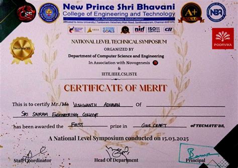 🚀 Exciting Achievement Vishwanth Adhavan