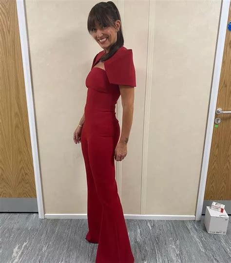 Davina Mccall Wows The Masked Singer Fans In Sultry Red Catsuit And