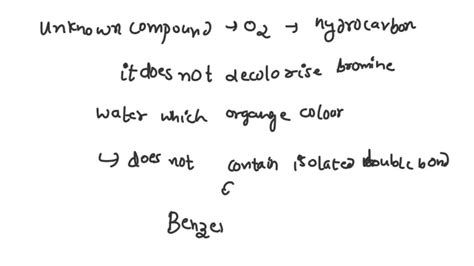 Solved An Unknown Compound Is Found To Burn In Oxygen When Bromine Is