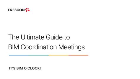 The Ultimate Guide To Bim Coordination Meetings