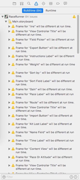 Converting An App From Interface Builder To Programmatic Layout · Race