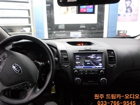 원주네비매립 원주블랙박스 원주네비게이션 전문점 드림카오디오 기아 K3 만도 지니 넥스트3d 8인치 네비게이션 Kf100