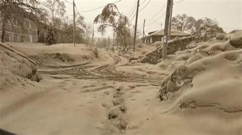 Russia Villages Covered In Ash As Shiveluch Volcano Erupts In