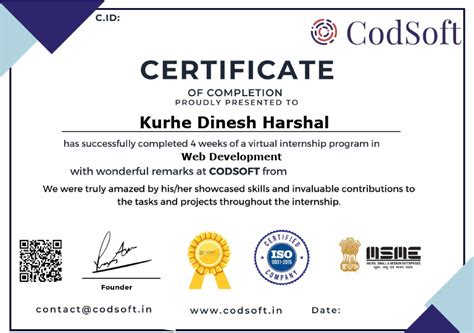 Codsoft Harshal Pdf