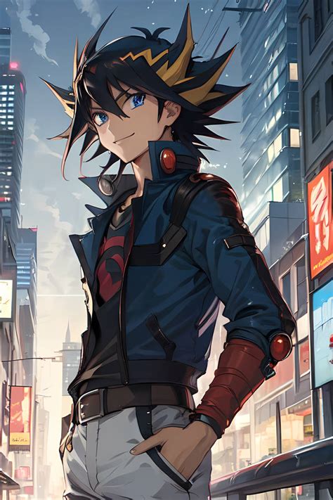 Ai Art Yusei Fudo Yu Gi Oh 5ds By The Sanctuaire On Deviantart