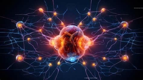 Premium Ai Image Neural Connections In The Brain And Artificial