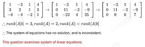 solved kyle wrote a matrix to represent a system of equations the
