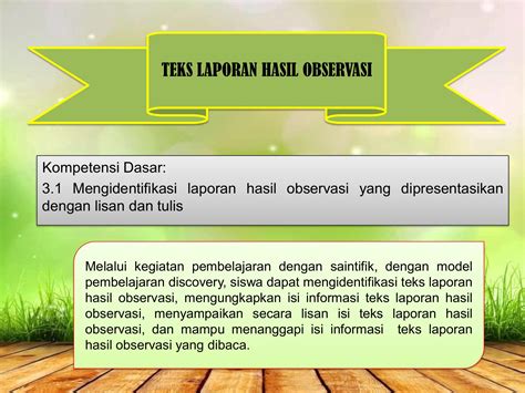 TEKS LAPORAN HASIL OBSERVASI Mariasulistiani86 Page 1 Flip PDF
