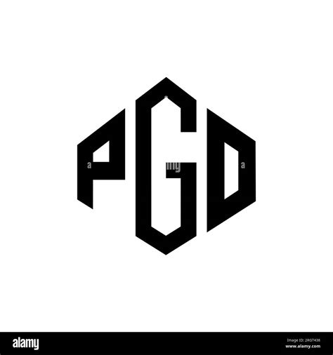 Pgo Letter Logo Design With Polygon Shape Pgo Polygon And Cube Shape Logo Design Pgo Hexagon