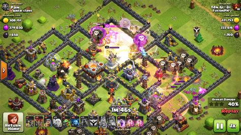 Lavaloon Th10 Combo Farm For New Th11 Clash Of Clans Youtube