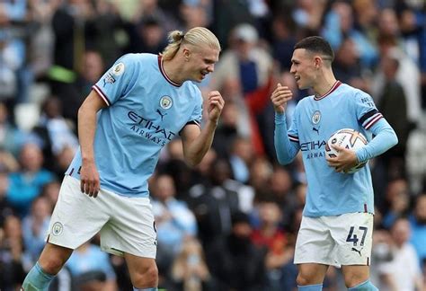 Hasil Man City Vs Man United Haaland Dan Foden Hattrick Setan Merah