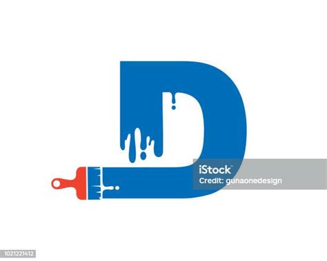 字母 D 符號設計範本向量圖形及更多信 文件圖片 信 文件 個性 刷 Istock