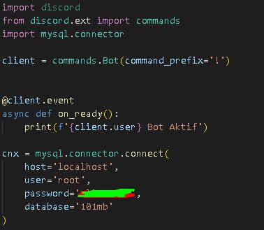 Python Discord botu çalışmıyor Technopat Sosyal