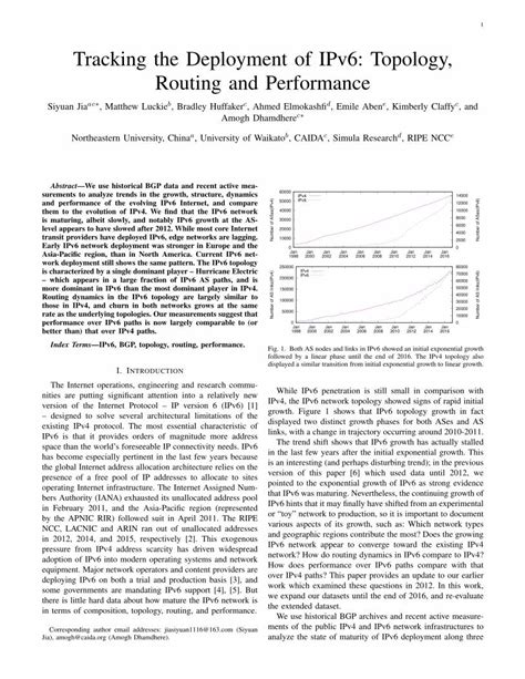 pdf tracking the deployment of ipv6 topology routing and